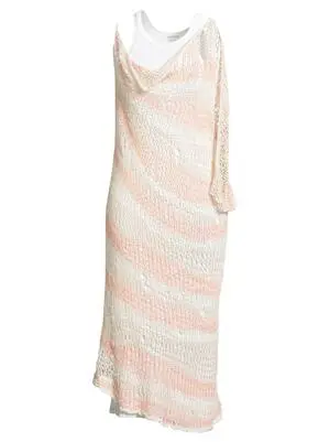 Sportmax Sleeveless Asymmetrical Dress - White