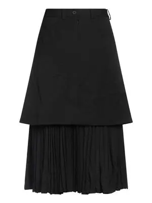 Balenciaga Pleated Skirt - Black
