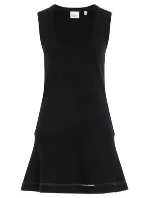 Burberry Flared Knit Dress - Black