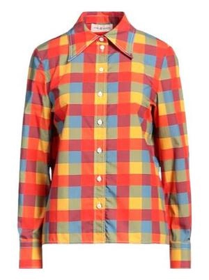 Tory Burch Plaid Shirt - Red