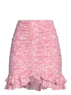 Isabel Marant Étoile Two-tone Ruched Skirt - Pink