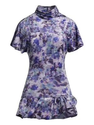 Isabel Marant Étoile Isabel Marant Ruffled Tie-Dye Top Multicolor
