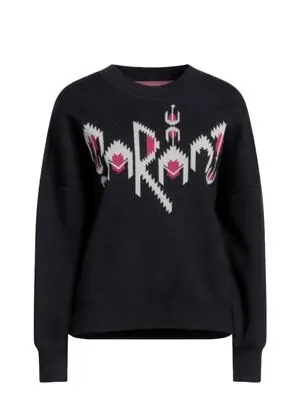 Isabel Marant Étoile Isabel Marant Etoile Printed Solid Color Sweatshirt Black