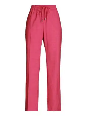 MAXCO. Max&co. Plain Weave Straight-leg Trousers - Red