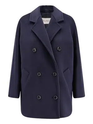 Max Mara Rebus Double-breasted Coat - Black