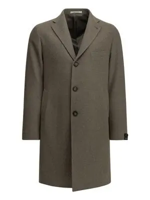 Tagliatore Bruce Long Coat - Beige
