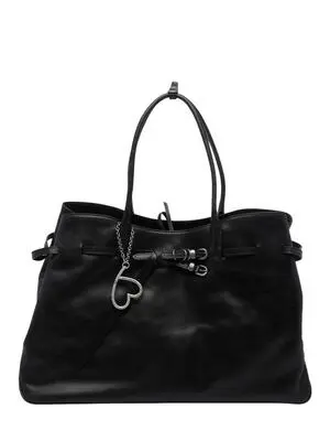 MARGESHERWOOD Grandma Charm Tote Bag - Black
