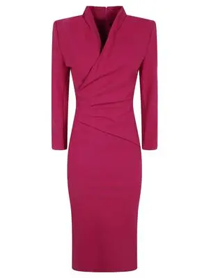 Chiara Boni La Petite Robe Demei' Zip Dress - Red