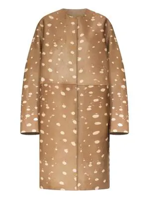 Loulou De Saison Leather Coat - Brown