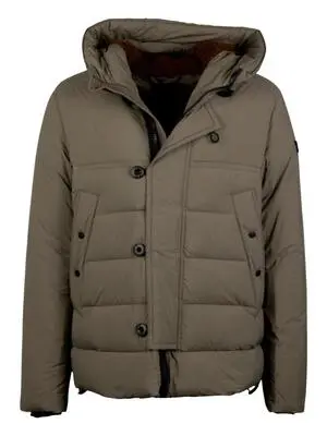 Peuterey Eddie Hooded Down Jacket - Green