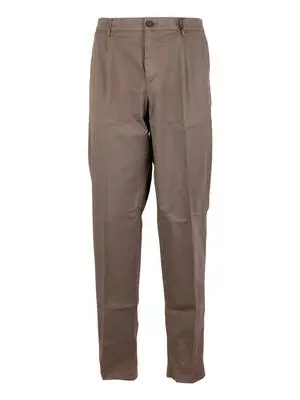 PESERICO Pleated Straight-leg Trousers