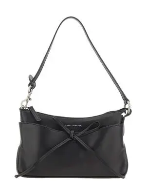 MARGESHERWOOD Ribbon Shoulder Bag - Black