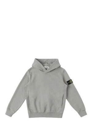 Stone Island Stone Island Hooded Longsleeve Knit Sweater Gray