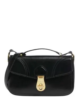 THE BRIDGE Flap Shoulder Bag Nero