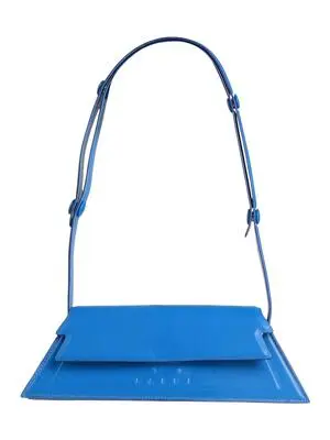 Marni Minimalist Versatile Leather Bag - Blue
