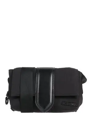 Jacquemus Medium Solid Leather Shoulder Bag - Black
