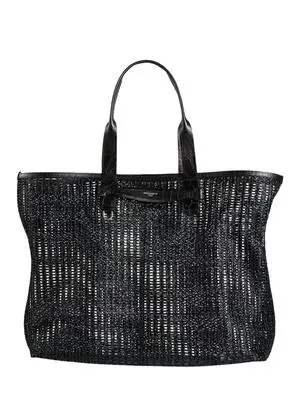 Dolce & Gabbana Woven Shopper Bag - Black