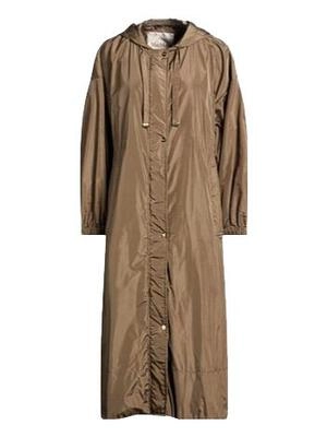 Max Mara Hooded Long-sleeved Jacket - Green