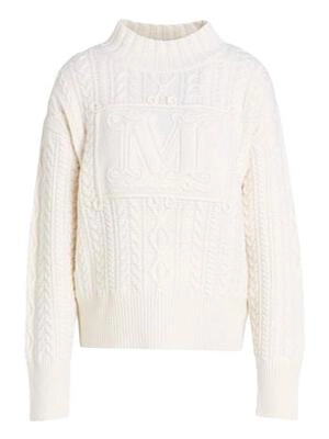 Max Mara Ribbed Bouclé Fine Knit Sweater - No