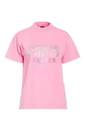 BALENCIAGA Solid-color Short-sleeve T-shirt