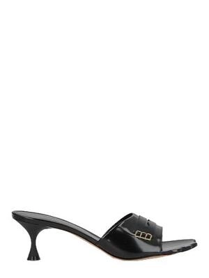 Marni Minimal Round-toe Sandals - Black