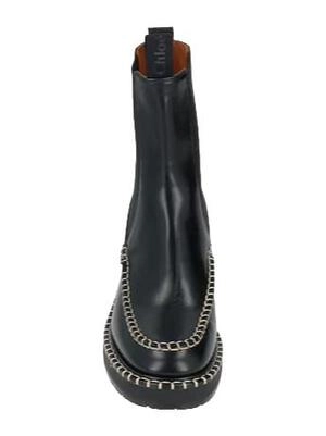 Chloé Minimal Chelsea Boots - Black
