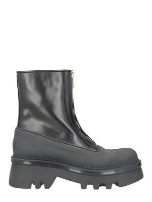 Chloé Solid Color Platform Boots - Black