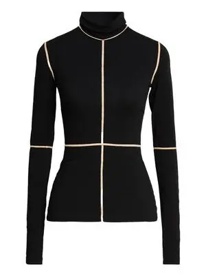MAISON MARGIELA Solid-color Long-sleeve T-shirt - Black
