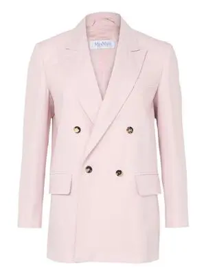 Max Mara Double-breasted Blazer - Pink