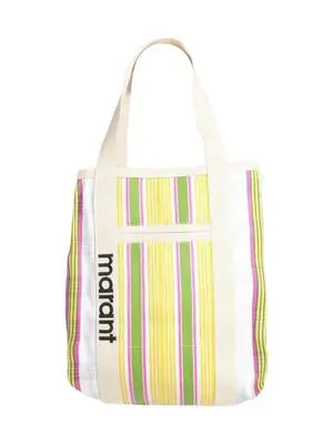 Isabel Marant Étoile Striped Large Tote Bag - Camel