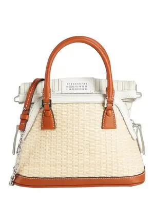 MAISON MARGIELA Maison Margiela Straw Leather Handbag