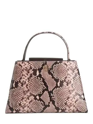 Tory Burch Medium-sized Snake-print Tote Bag - Pink