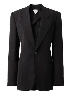Bottega Veneta Grain Suit Coat - Black