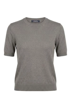 Max Mara Giulietta Crewneck Knitted Jumper - Gray