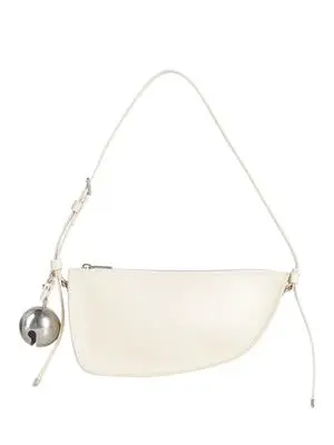Burberry Plain Colour Baguette Bag - White