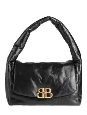 Balenciaga Medium-sized Leather Hobo Bag - Black