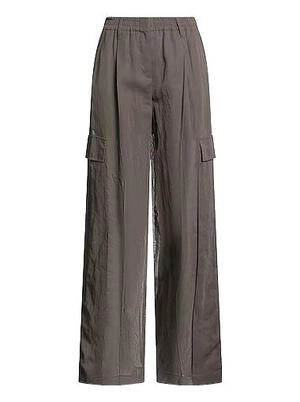 Brunello Cucinelli Crepe Cargo Trousers - Black