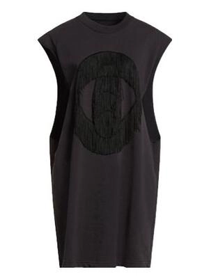 MAISON MARGIELA Solid-color T-shirt Dress - Black