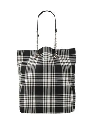 Marni Plaid Handbag - Gray