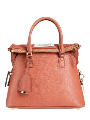 MAISON MARGIELA Pebbled-leather Handbag - Red