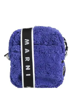 Marni Solid Color Velvet Small Bag - Blue