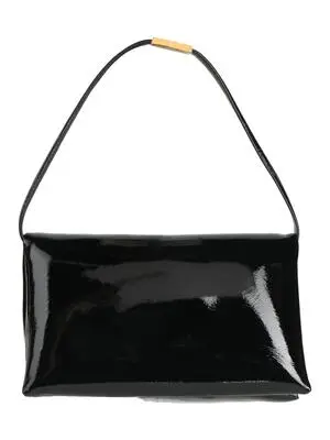 Marni Patent Glossed Shoulder Bag - Black