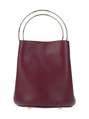 Marni Mini Leather Bucket Bag - Red