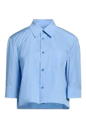 Marni Solid Color Long Sleeve Shirt - Blue