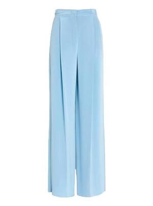 Max Mara Plain Colour Trousers - Blue