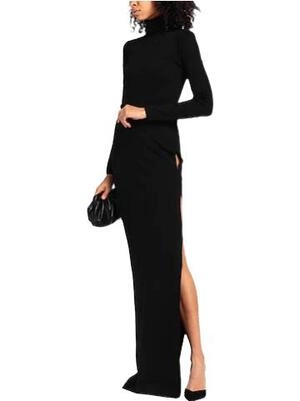 Saint Laurent Maxi Dresses - Black