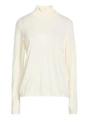 Max Mara Solid Lightweight Cashmere Knit Top White