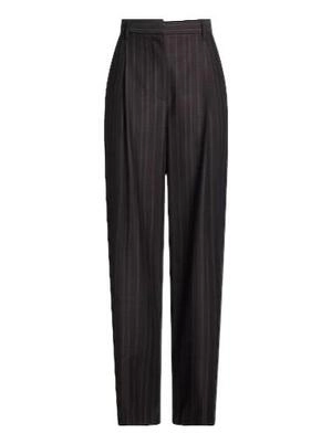 Brunello Cucinelli High-waist Loose-fit Dress Pants - Black