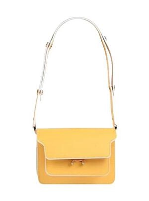 Marni Minimalist Flap Bag Yellow