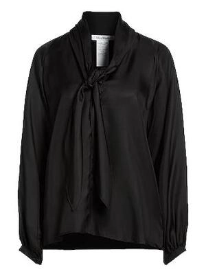 Max Mara Plain Colour Tops - Black